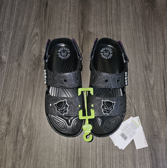 CROCS | Shoes | Crocs All Terrain Black Panther Sandals Mens Size 1 ...